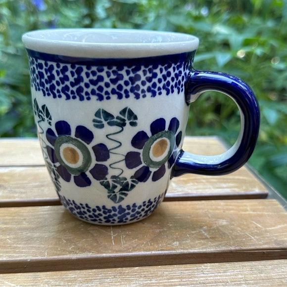 Boleslawiec | Dining | Polish Pottery Mug Floral Hand Made And Hand ...